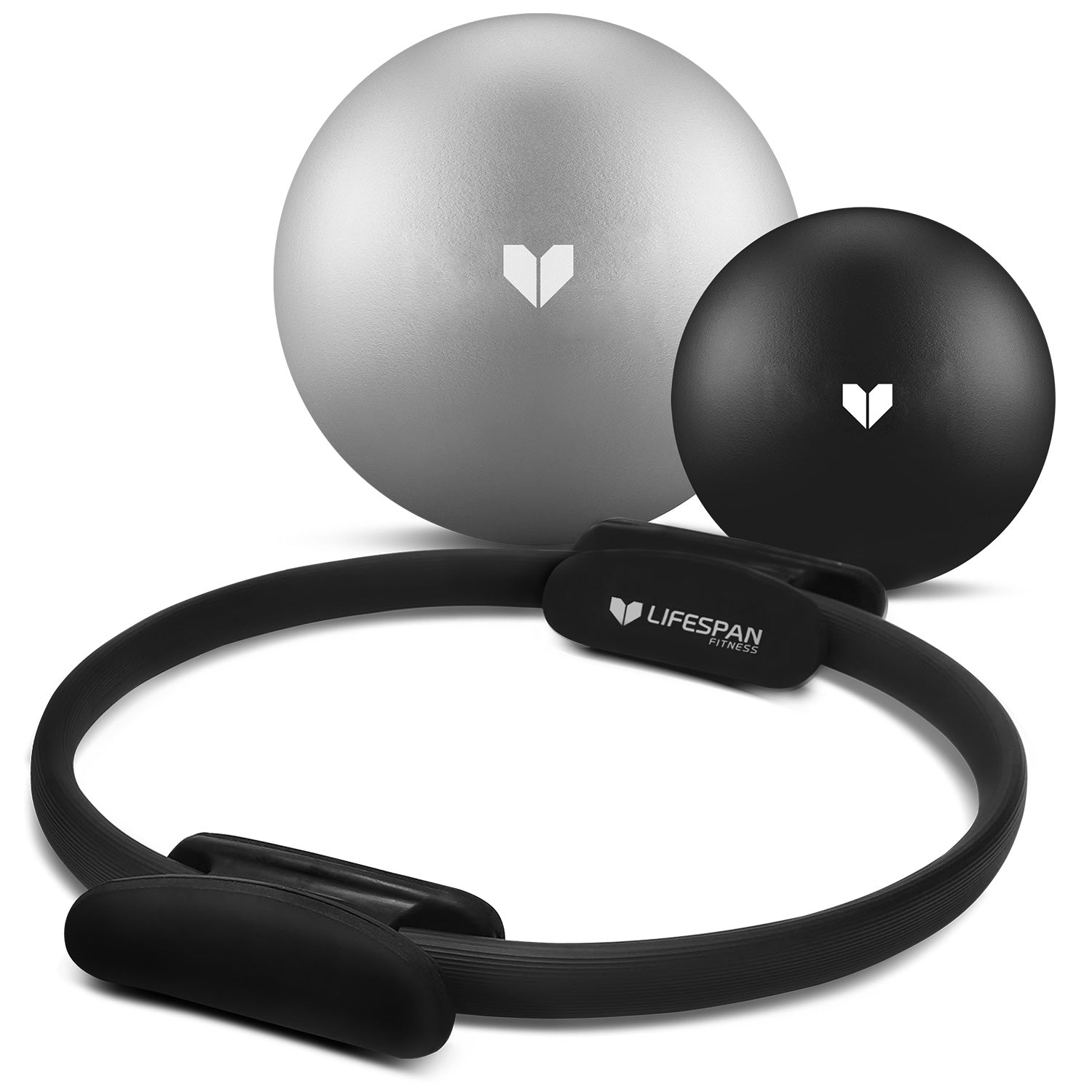 Lifespan Fitness Pilates Ring + Small and Medium Pilates Ball Pack